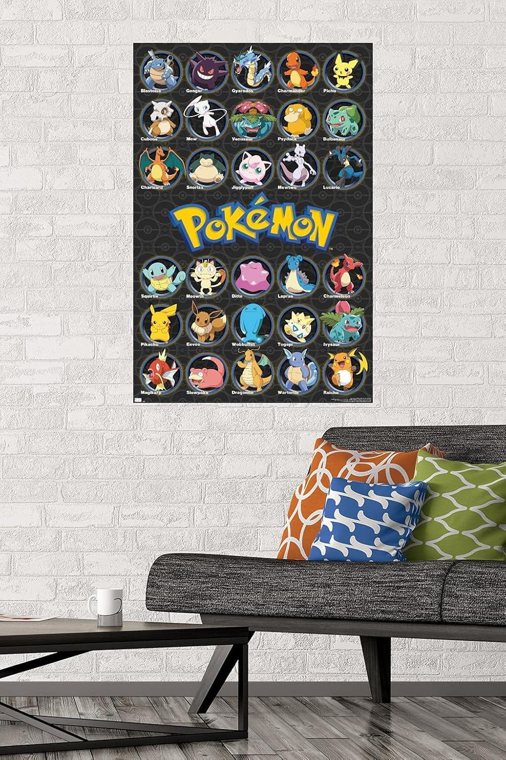 Xu Pokémon - All Time Favorites Wall Poster, 22.375" x 34", Unframed ...
