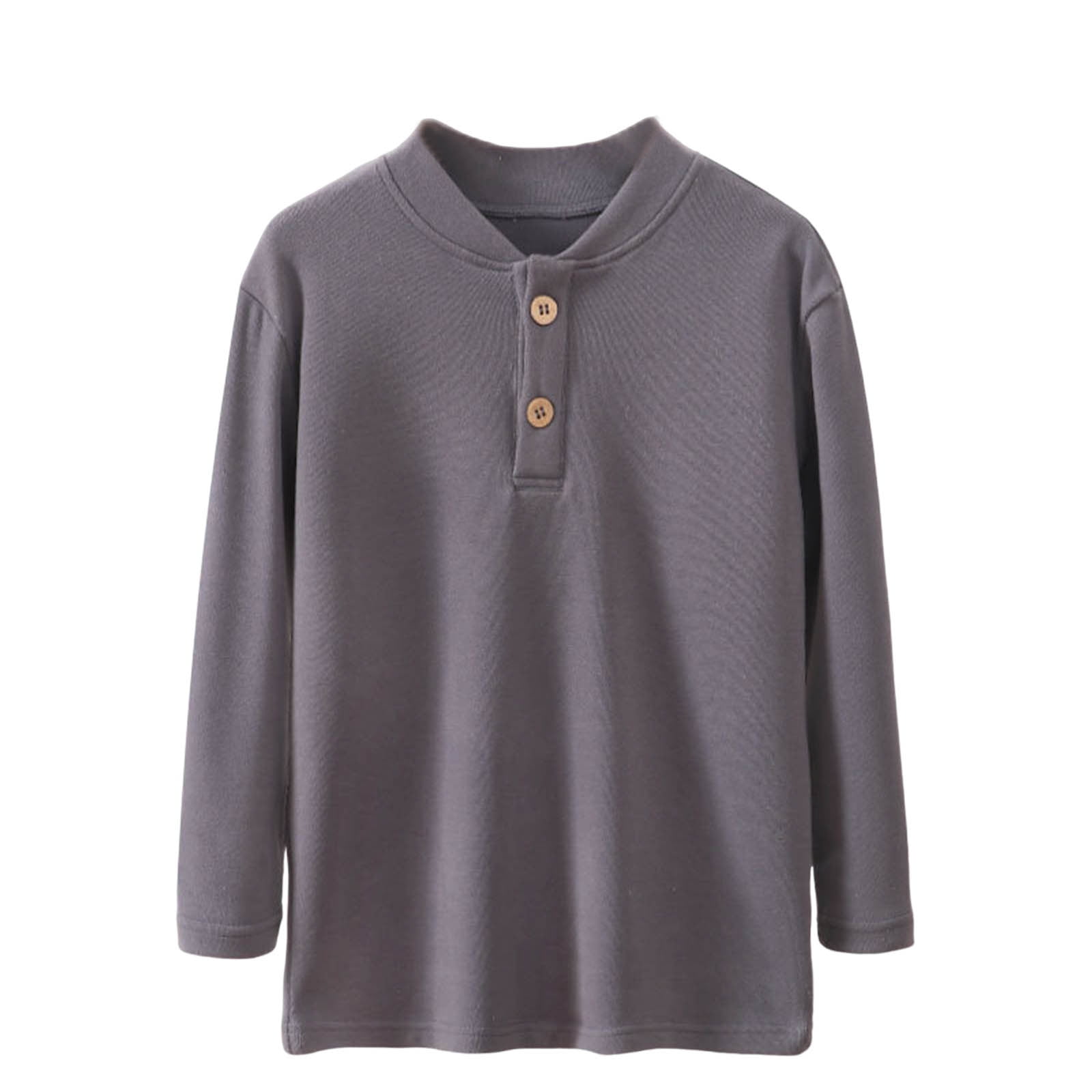 XuJwPNcy Toddler Boys Henley Long Sleeve Shirts Spring Fall Winter ...