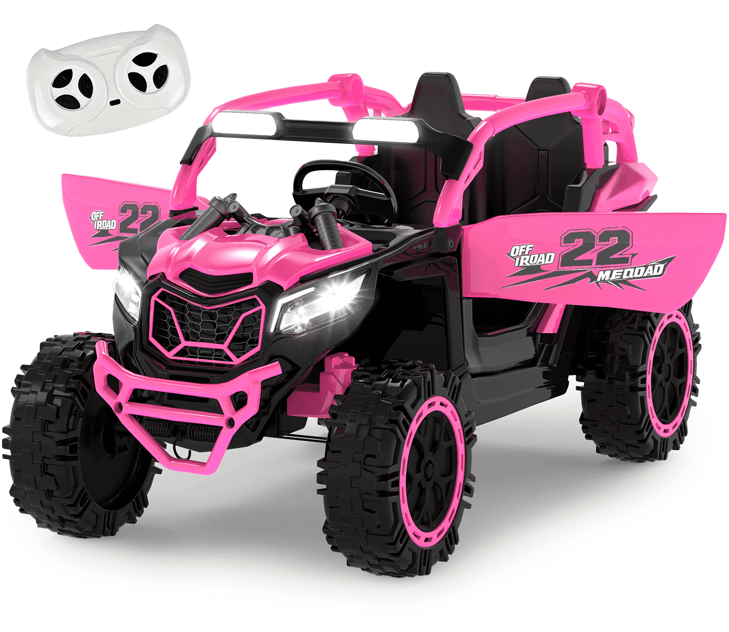 Xuanlur 24V Ride on Toys for Big Kids, 2 Seater Electric Car w/Parents ...