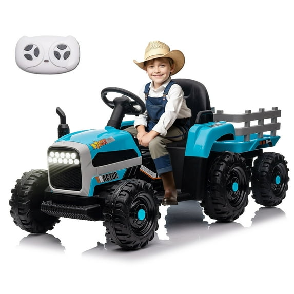 Xuanlur 24V Ride on Tractor with Remote Control, 24V Ride on Toy for ...