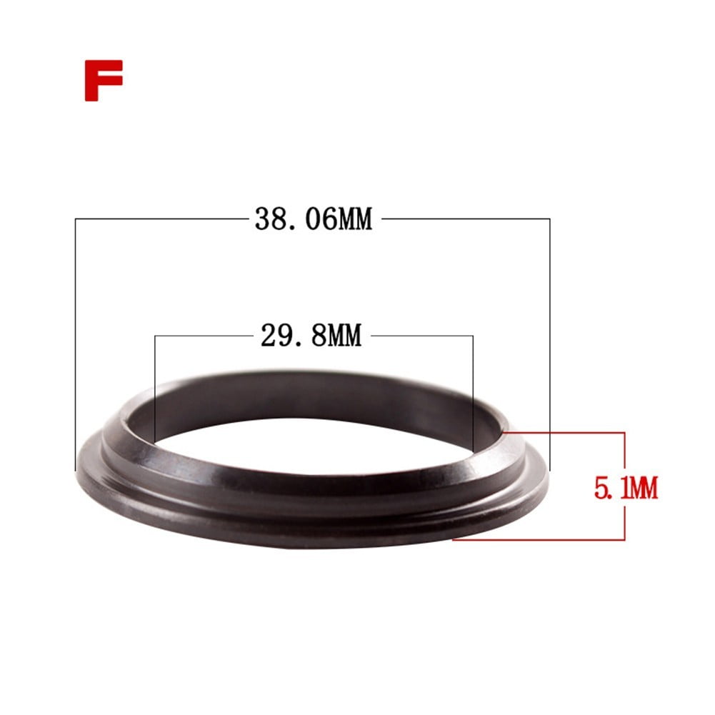 Xuanqin Bicycle Tapered Fork Headtube Reducer Headset Adapter Bike ...