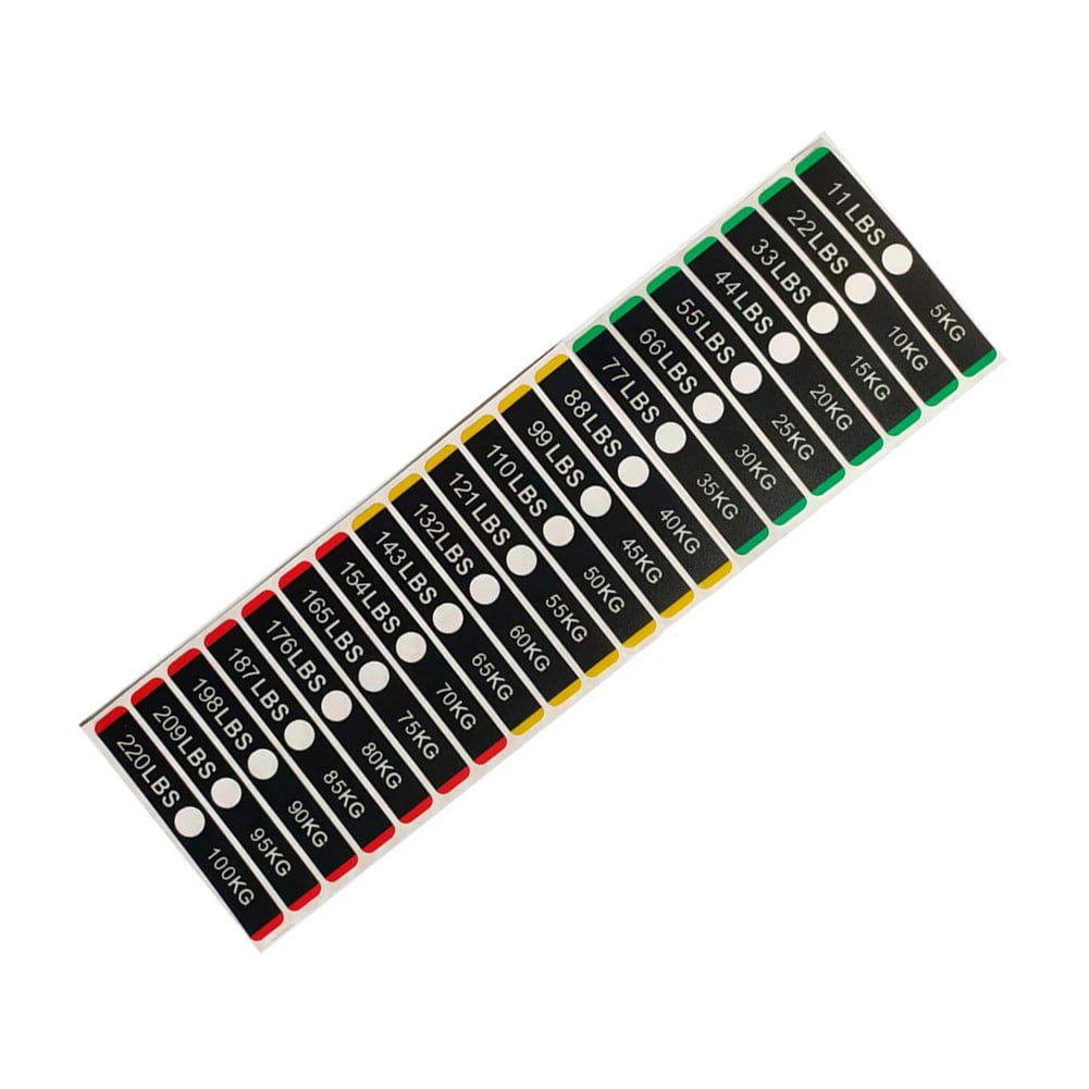 Xuanqin Fitness Equipment Weight Stickers Gym Weight Stack Labels ...