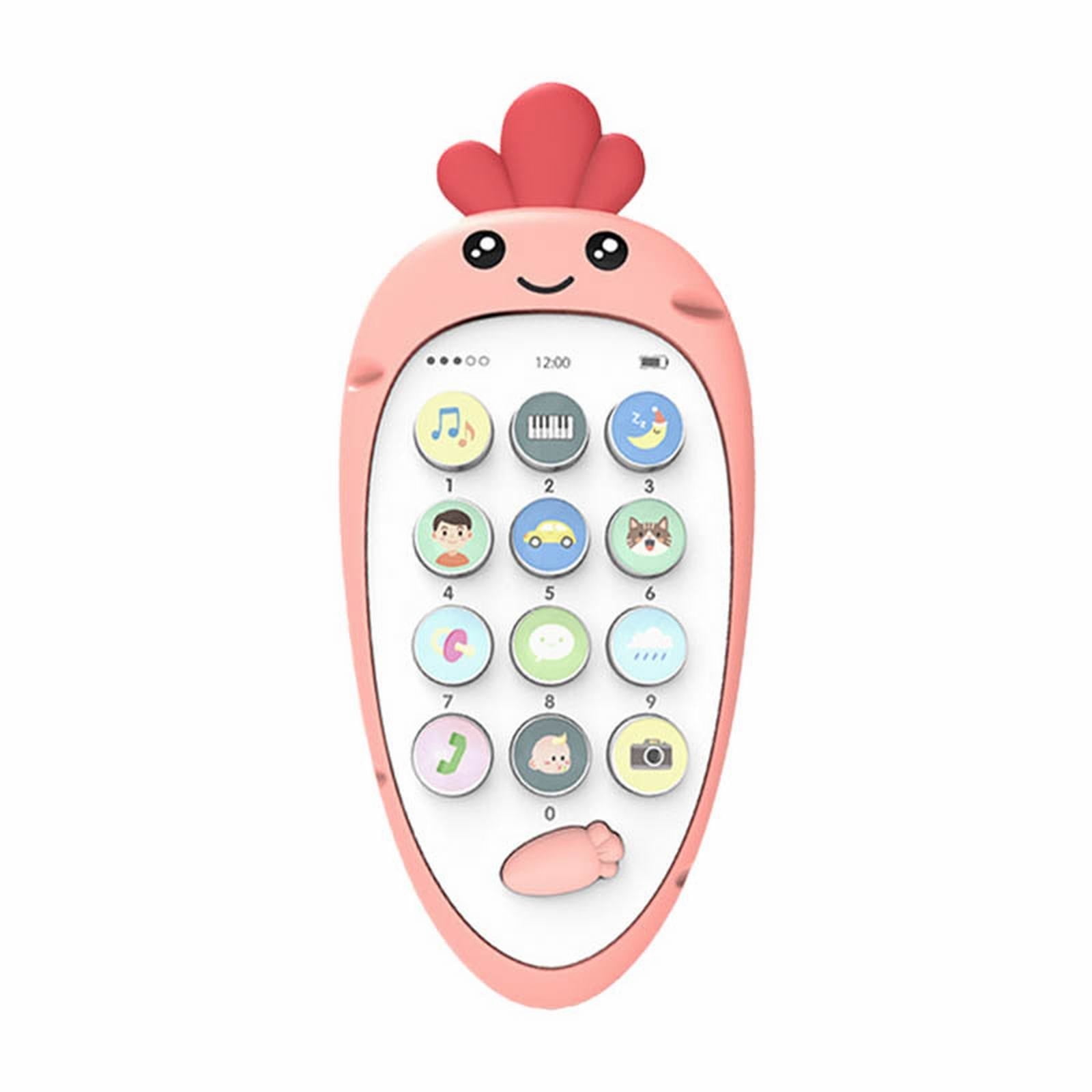 Xubinwww Baby Cell Phone Toy Sensory Learning Toys With 12 Functions ...