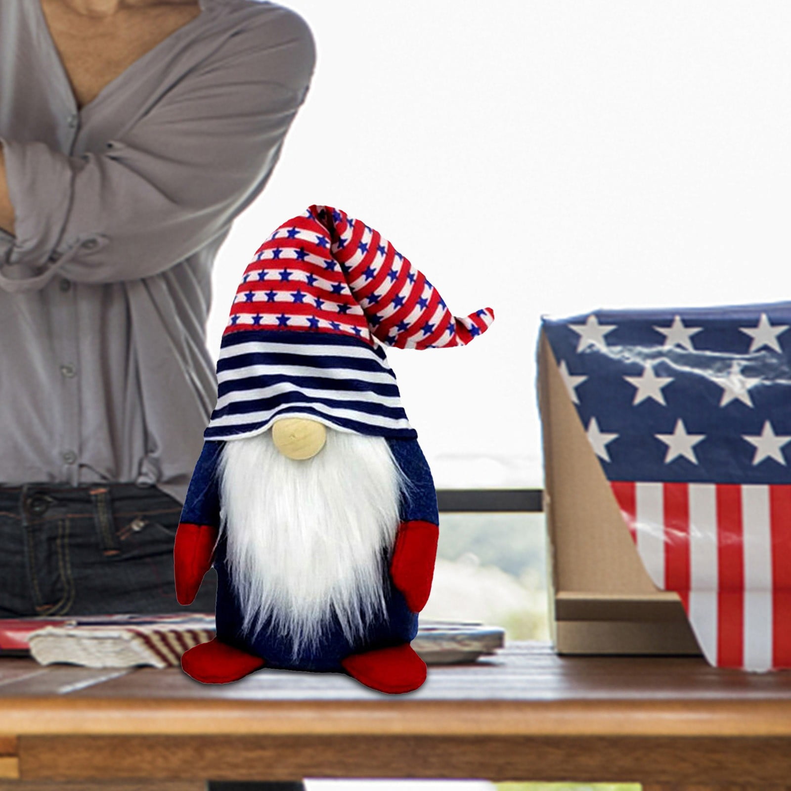 Xubond Christmas Unique Home Decor 4th Of July Gnomes For Memorial Day ...