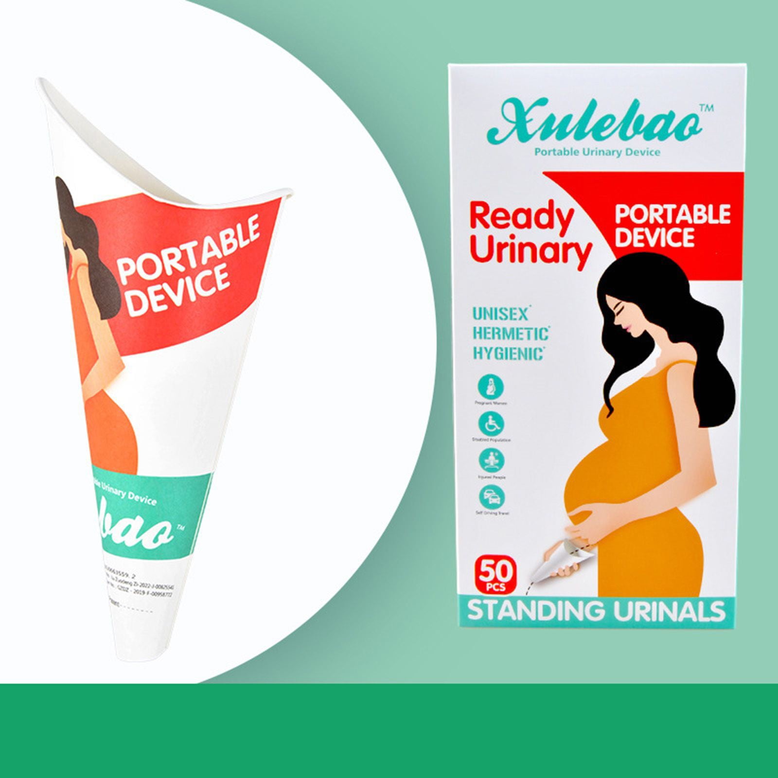 Xubond Cleaning Supplies 50PCS Female Urination Device Pee Funnel For ...