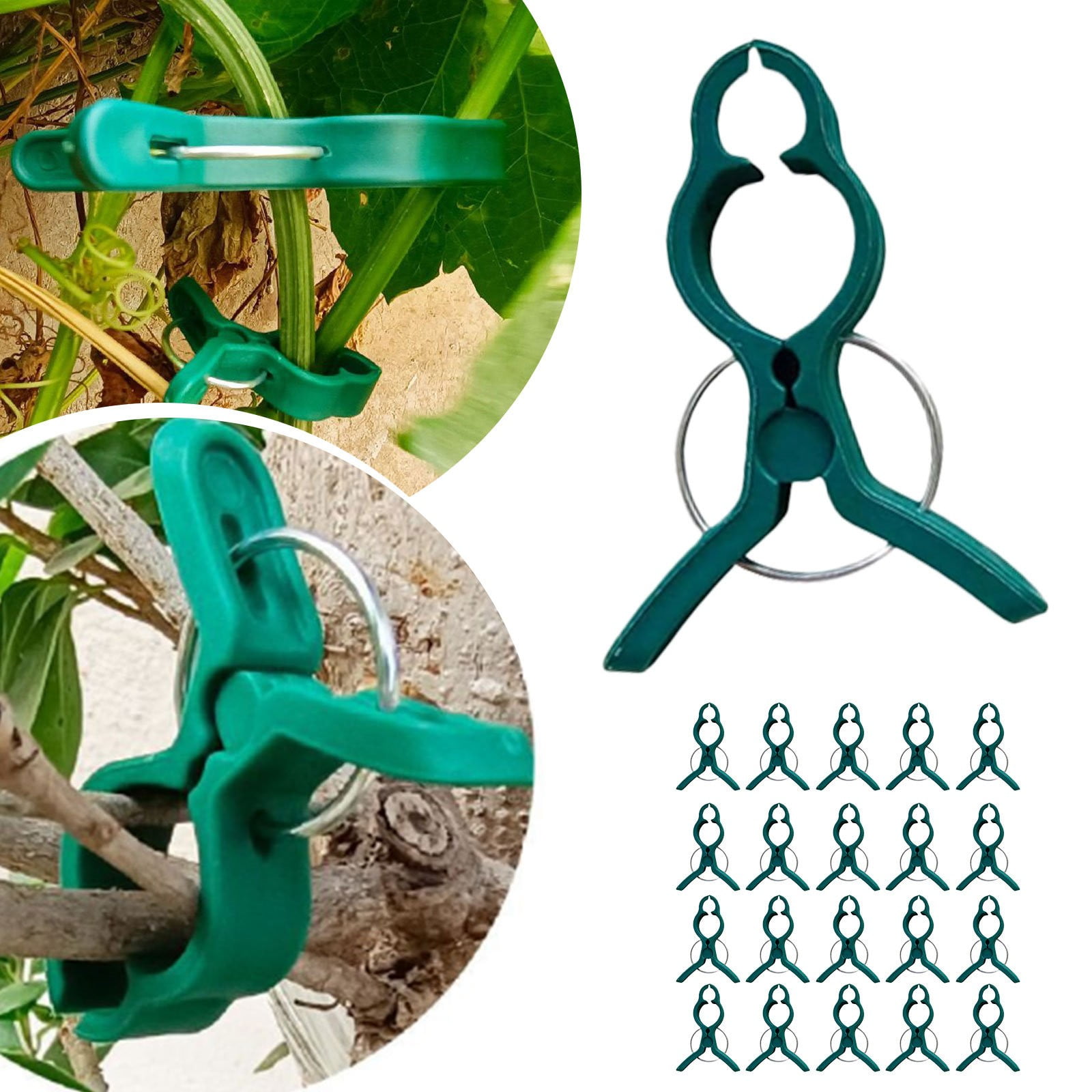 Xubond Clips, Secured Plastic Plant Clips Support For Climbing Plants ...