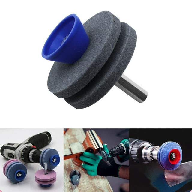 Xubond Garden Tools Lawnmower Dull Sharpener Upgrade Double Layer