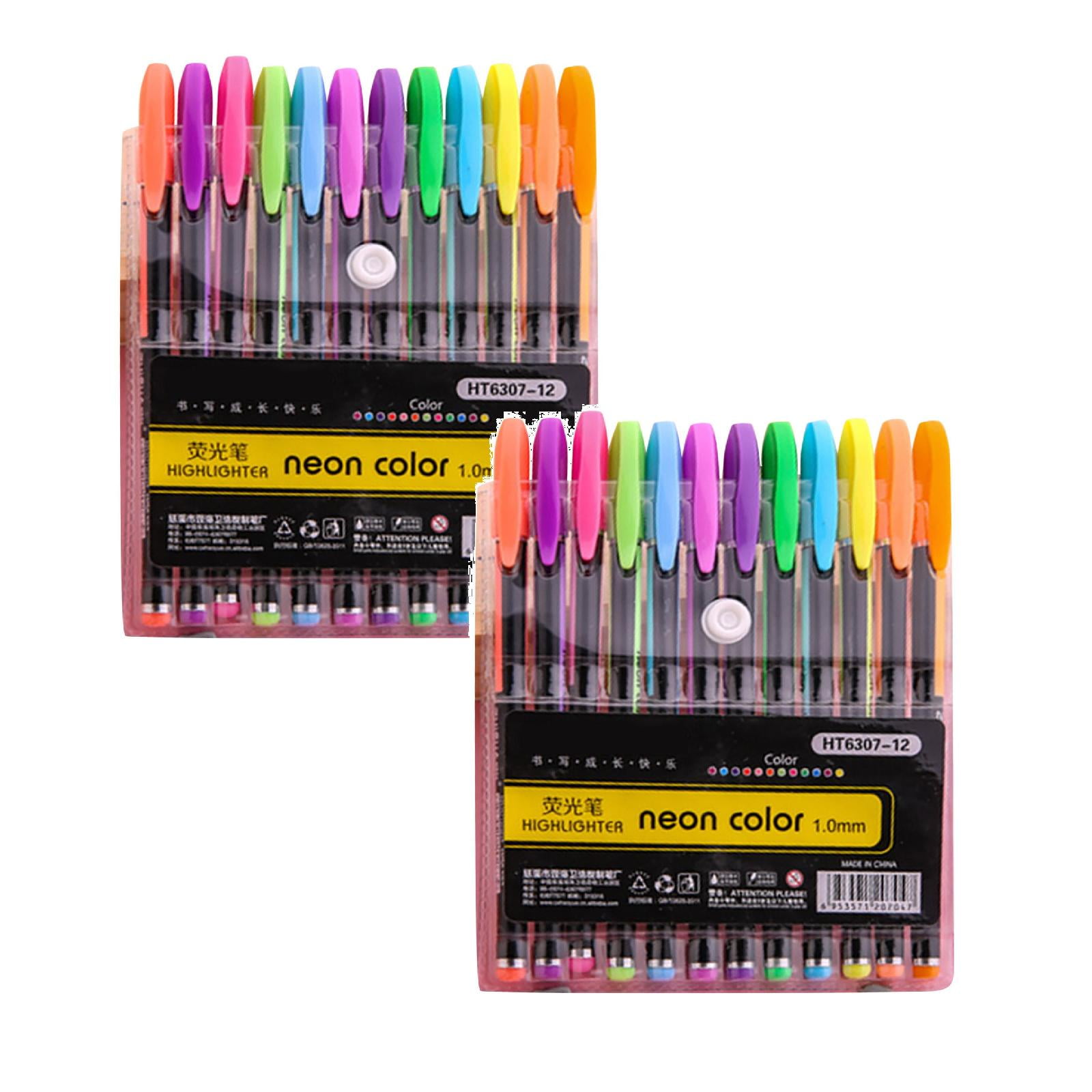 Xubond Highlighters Flash Pen Fluorescent Marker Student Account Color ...