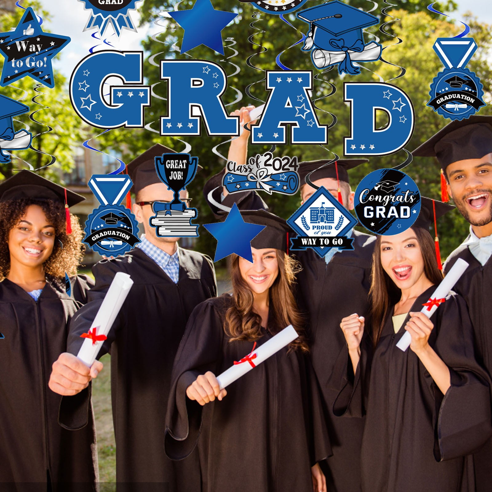 Xubond Home Decor, 0 Blue Graduation Party Decorations We Are Proud Of ...