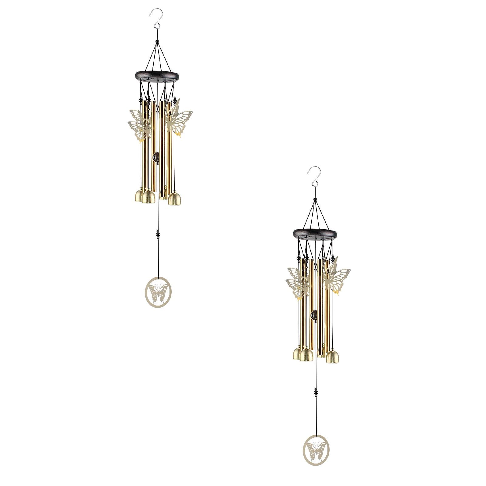 Xubond Home Decor, Hummingbird Owl Wind Chime Pendant Metal Tube Bell ...