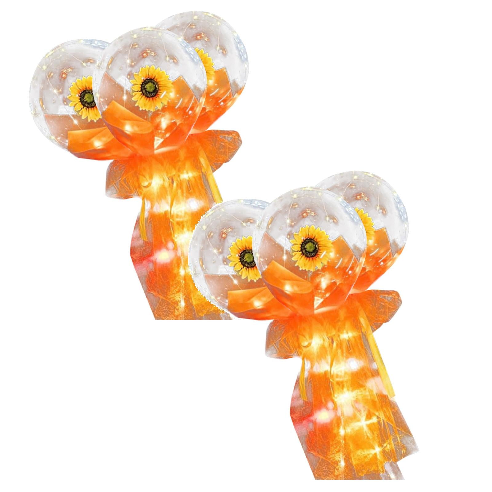 Xubond Home Decor, LED Luminous BalloonRose Bouquet DIY innovative ...