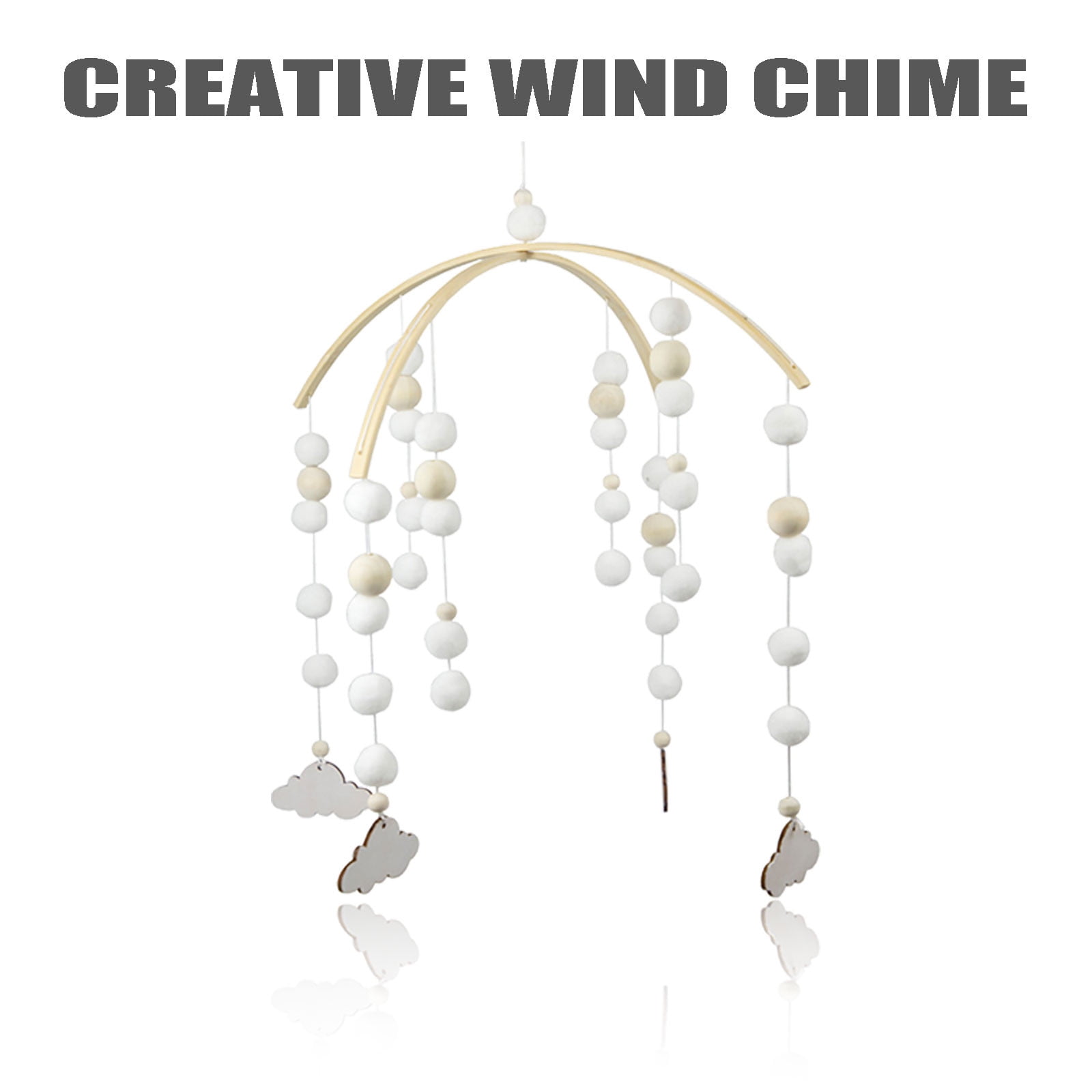 Xubond Home Decor, Wooden Ceiling Mobile Baby Crib for Boy and Girls ...