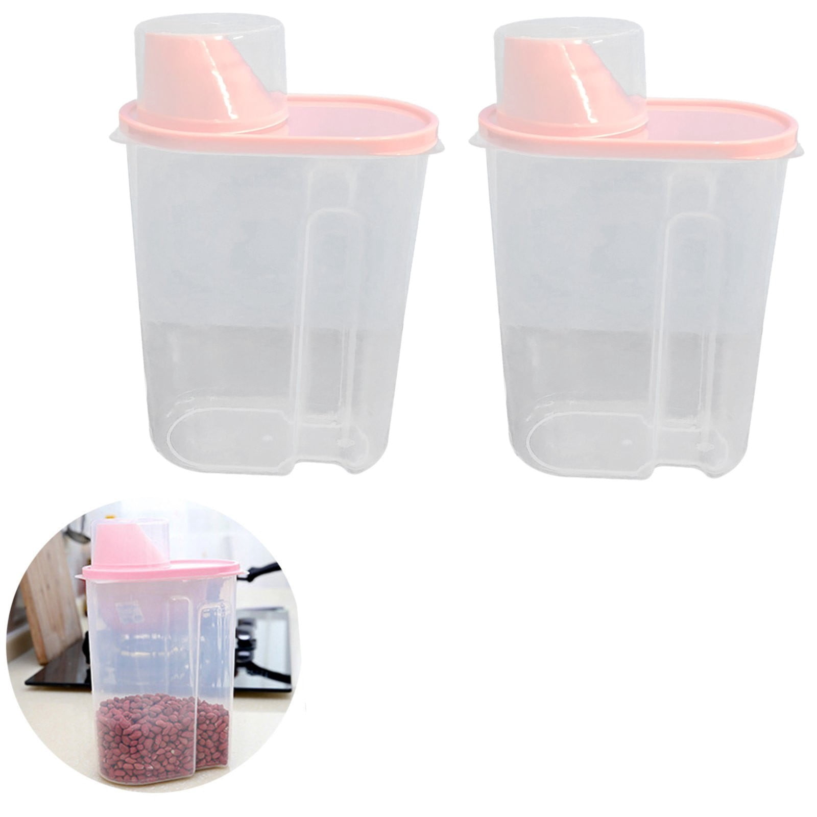 Xubond Kitchen Essentials, Dry Food Flour Cereal Storage Dispenser ...