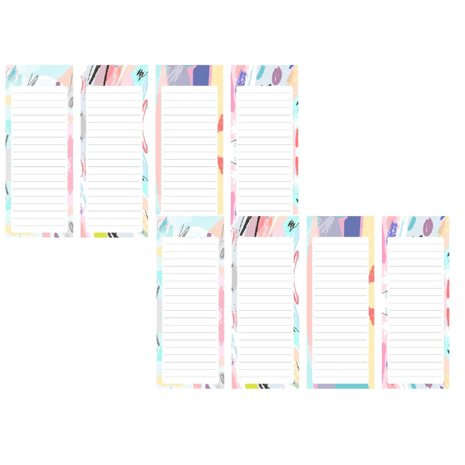 Xubond Notebook Tearable Rubber Head Long Notes Simple Daily Horizontal ...