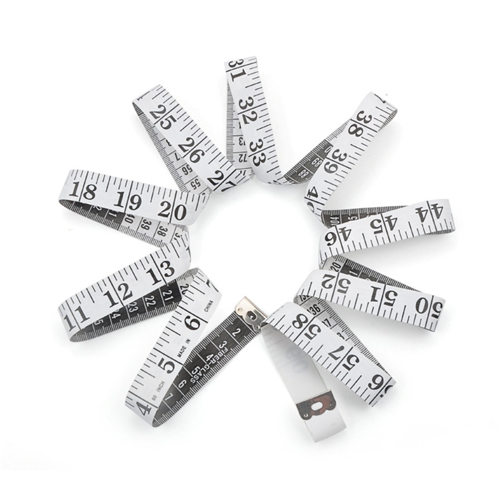 Xubond Ruler DIY Tailor's Clothing Measuring Tape Inch Cloth Ruler Soft ...