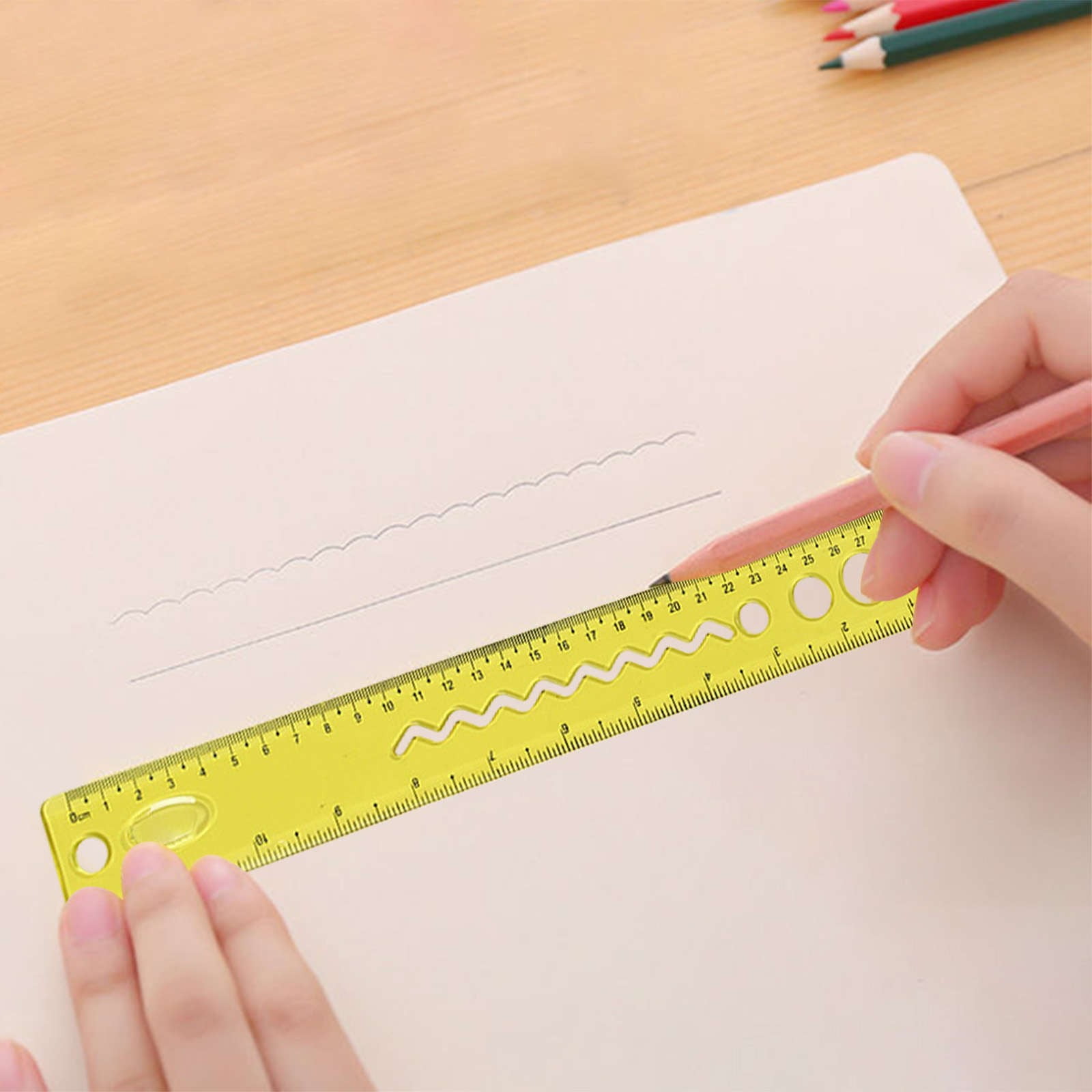 Xubond Ruler, Soft Ruler Student Stationery 30cm Multi Functional ...