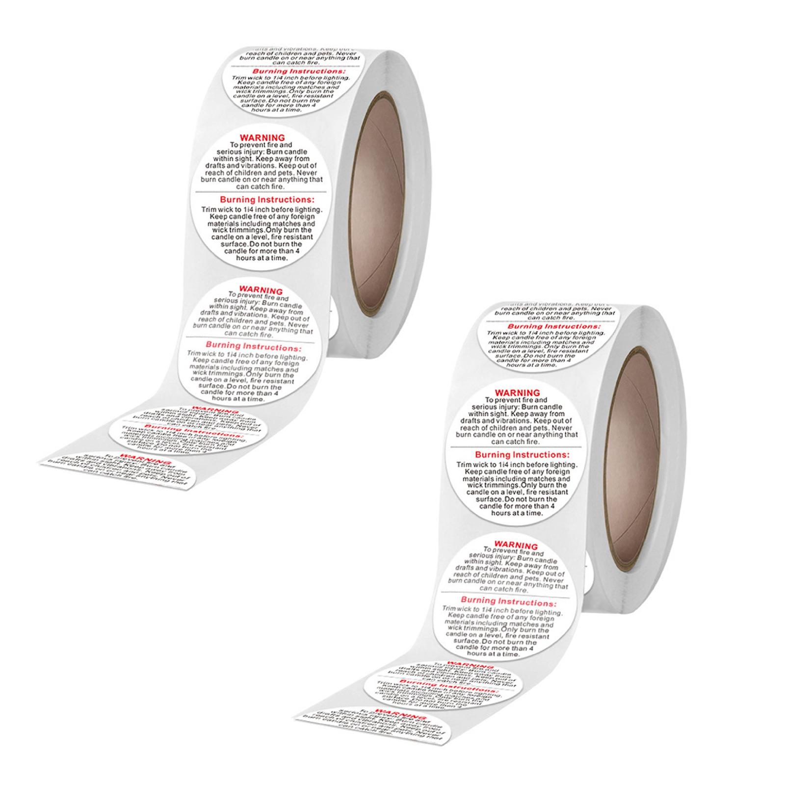 Xubond Sticky Notes Labels Stickers Craft Round 500 Labels Happiness ...