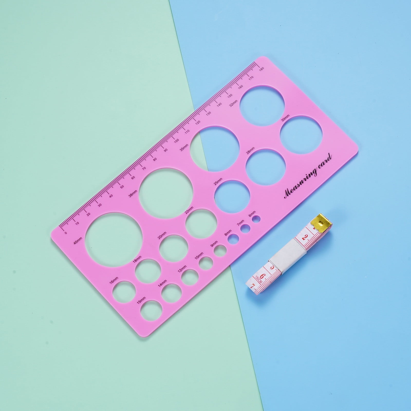 Xubond Wen Measuring Tools, Silicone Nipple Measuring Ruler Card Breast ...