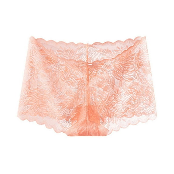 Xucatan 1 Pcs Cozy Underwear for Women Floral Embroidered Floral Bikini ...