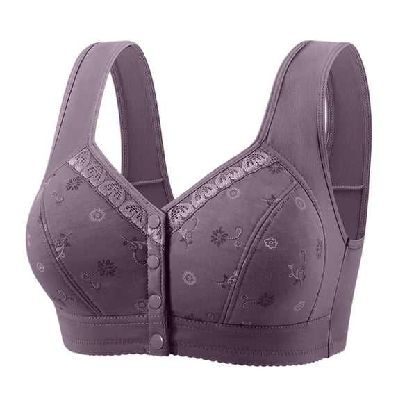 Xucatan 1 Pcs Daisy Bras for Women No Underwire Front Closure Comfort ...