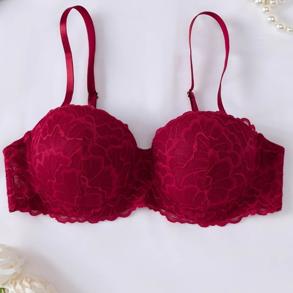 Xucatan 1 Pcs Floral Embroidered Bralette for Women V Neck Bustier ...