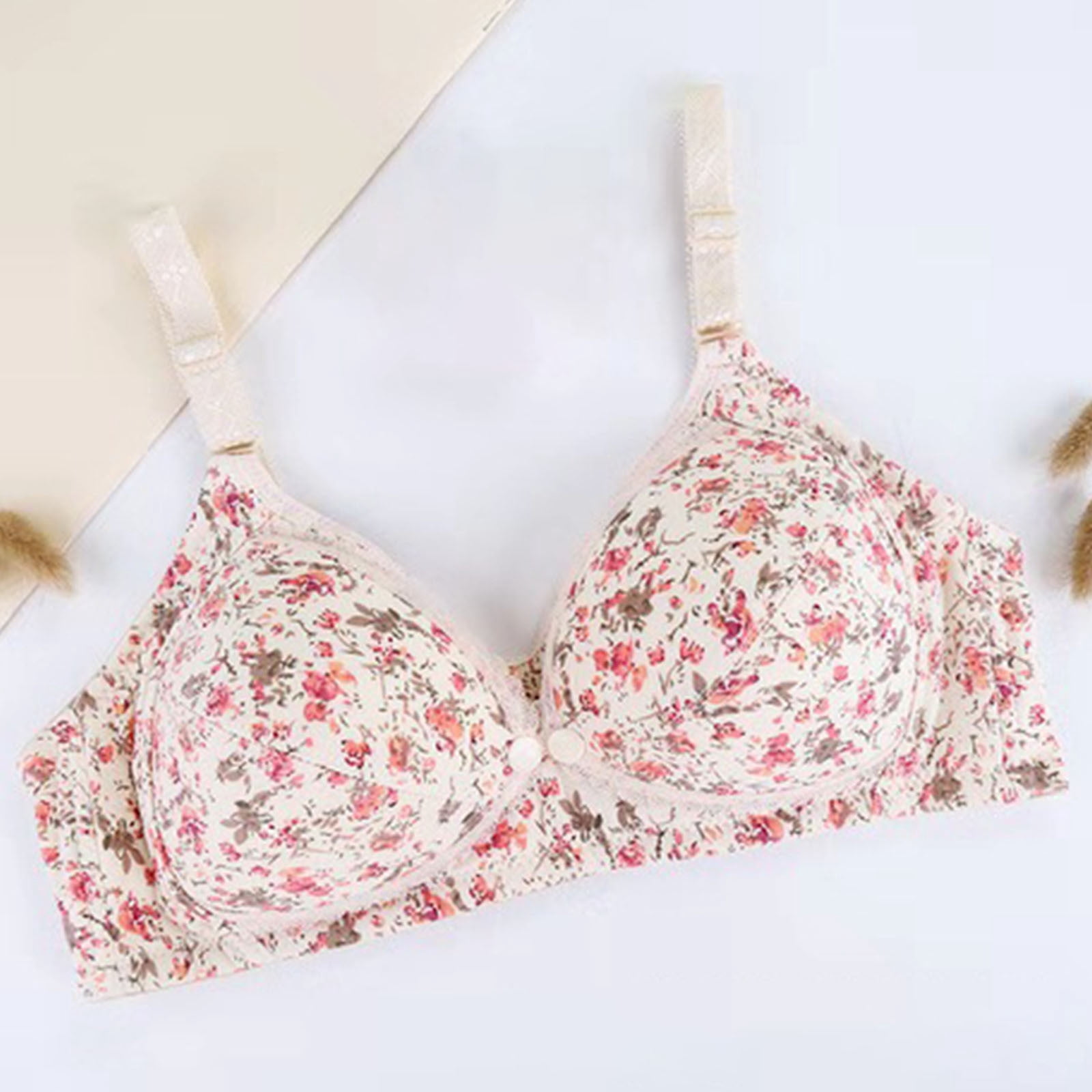 Xucatan Maternity Nursing Bra Women Seamless Breastfeeding Bras Push Up ...