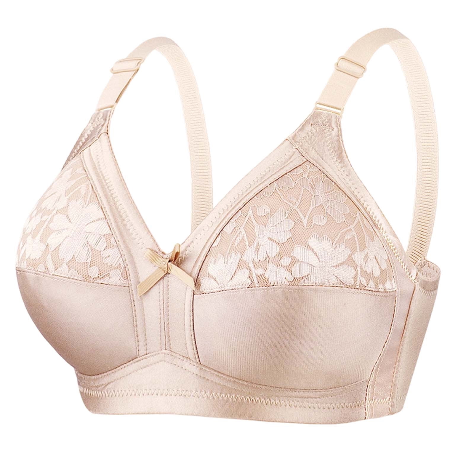 Xucatan Push Up Bra Floral Embroidered Trim Adjustable Strap Bras ...
