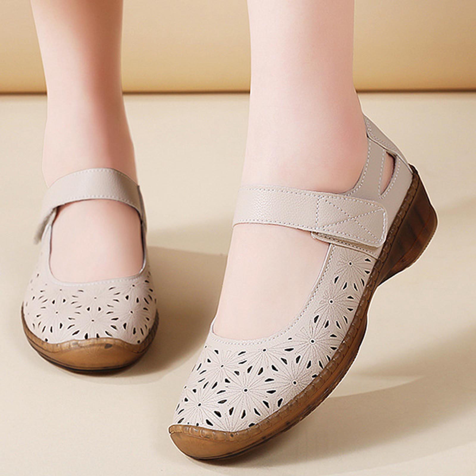 Xucatan Women's Mary Jane Shoes Platform Chunky Heel Pumps for Women ...