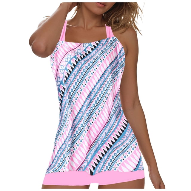 Xudanell New Large-Size Tankini Swimsuits For Women, European-Style ...
