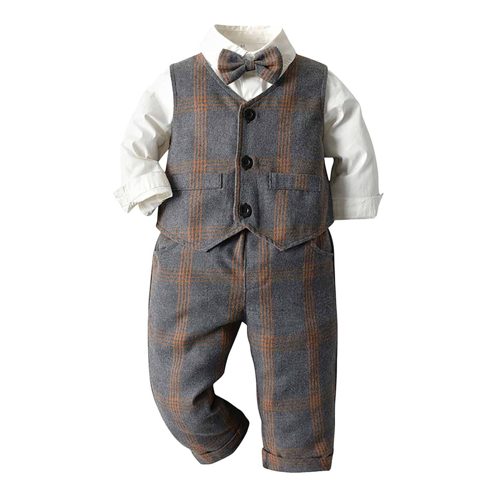 Xudanell Boy Outfits Long Sleeved Birthday Gentle Suit Trousers Baby 3 ...