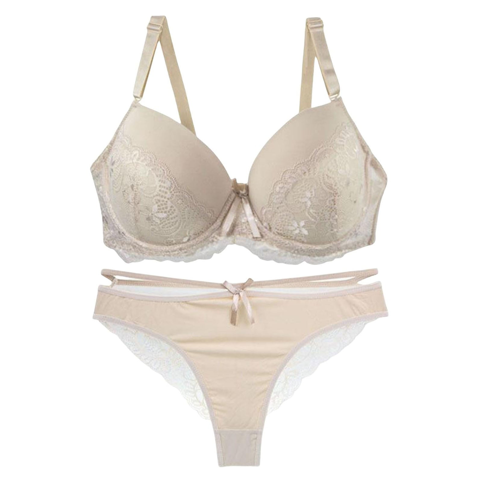 Xudanell Plus Size Bra and Panty Set for Women Lingerie for Women ...