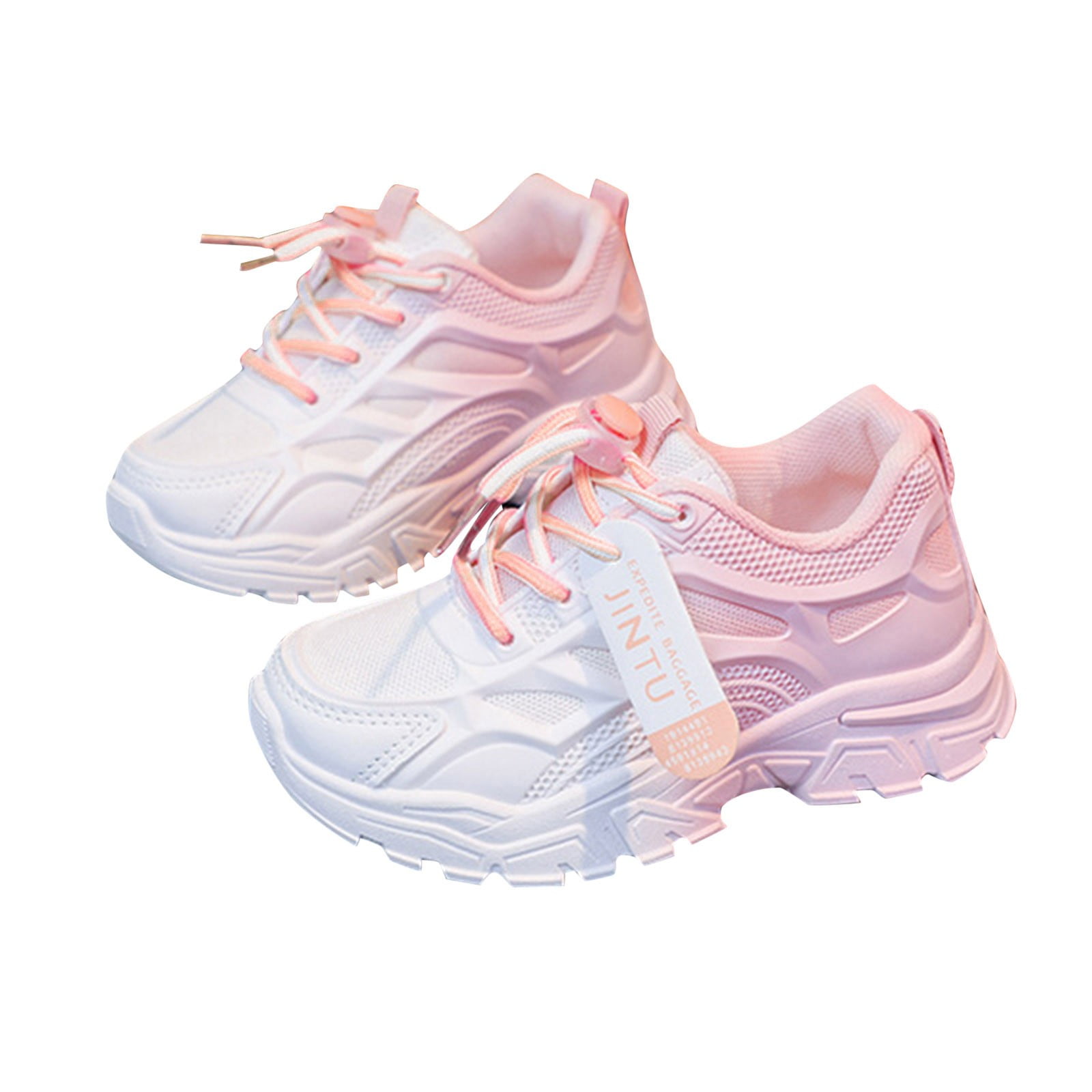 Xudanell Toddler Dress Shoes Gradient Colored Shoes Simple Toddler ...