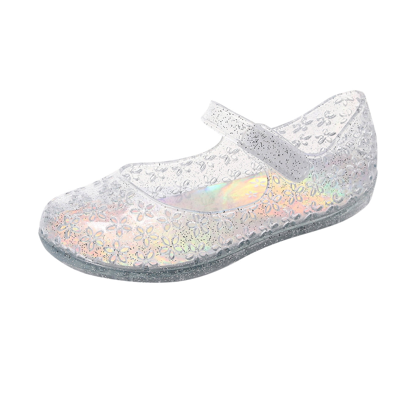 Xudanell Toddler Sandles Girls Jelly Sandals Rubber Sole Closed Toe ...