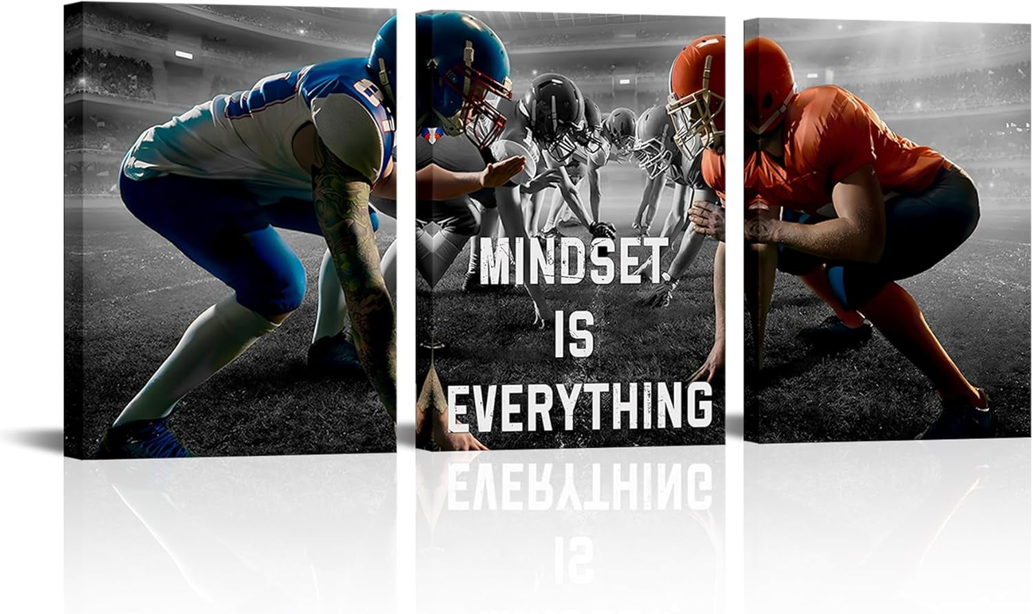 Xuen Football Wall Art Inspirational Quotes American Football Wall ...