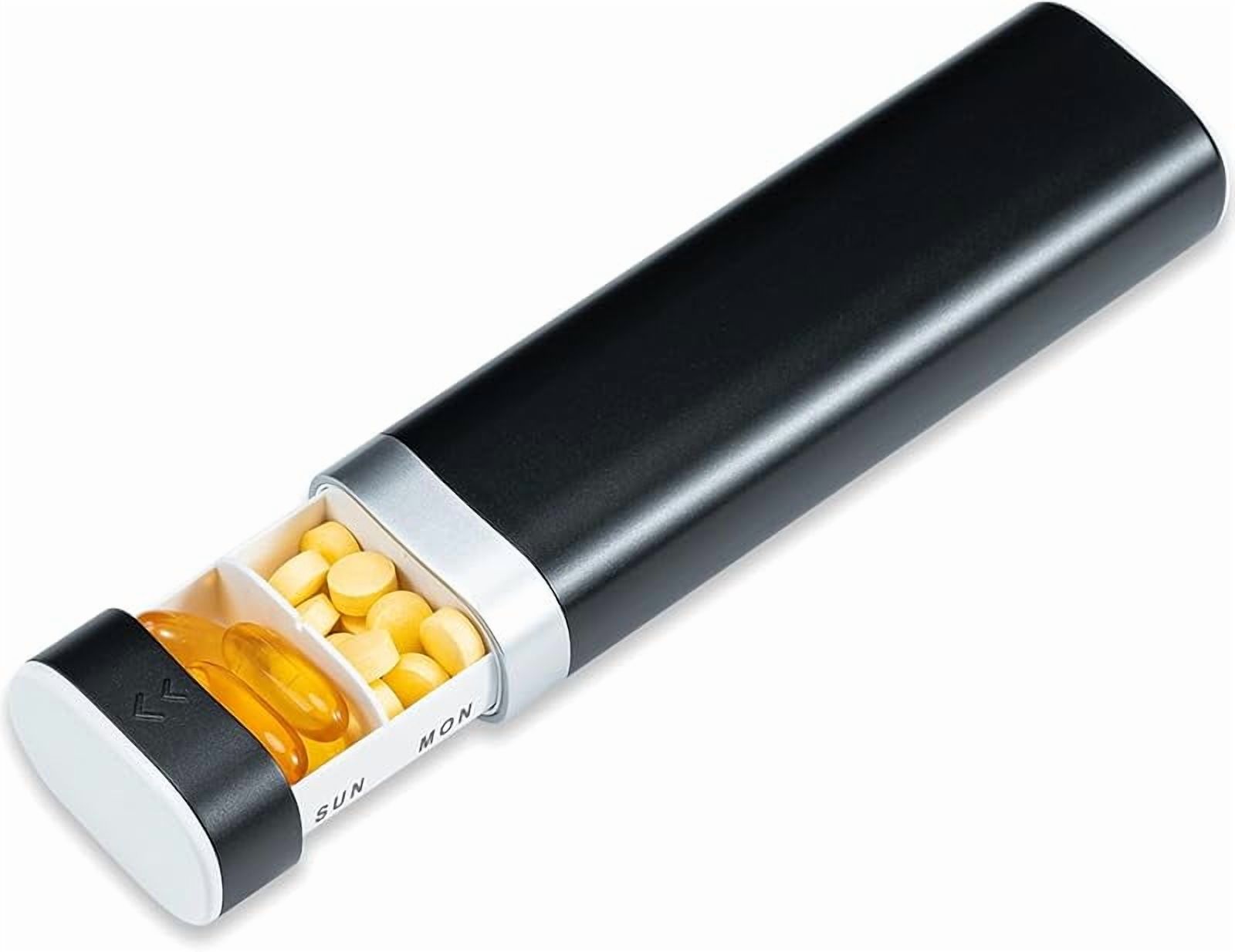 Xuet Weekly Pill Organizer 7 Day, Daily Pill Box, Travel Pill Case ...