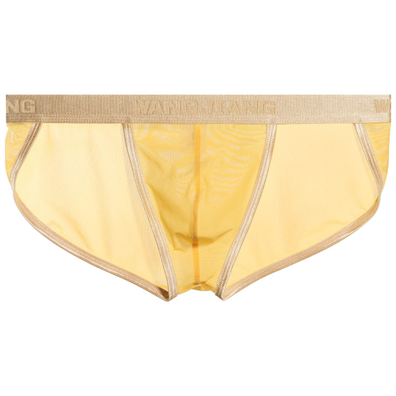 Xuety Underwear for men Sheer Bulge Pouch Ice Silk Trunks Ultra Thin ...