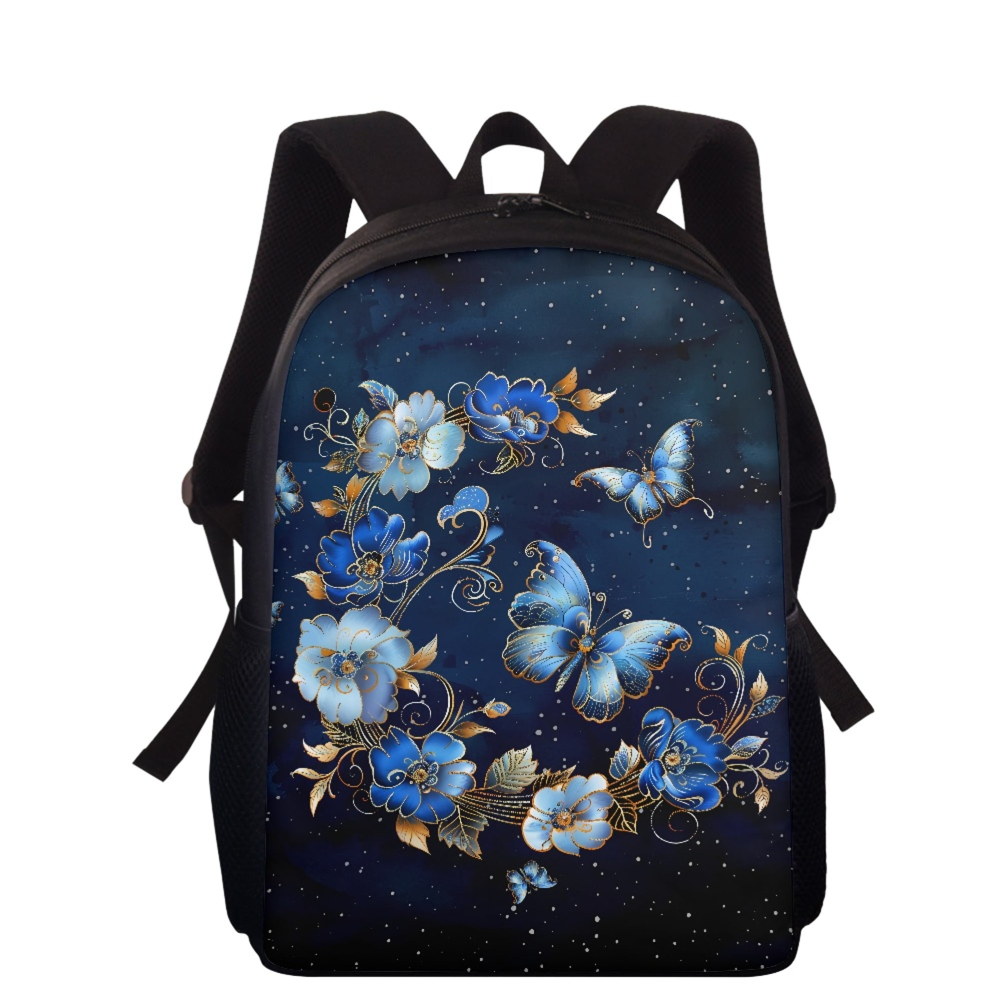 Xuewen Butterfly Pattern Backpack, Unisex Large Capacity Bookbag with ...