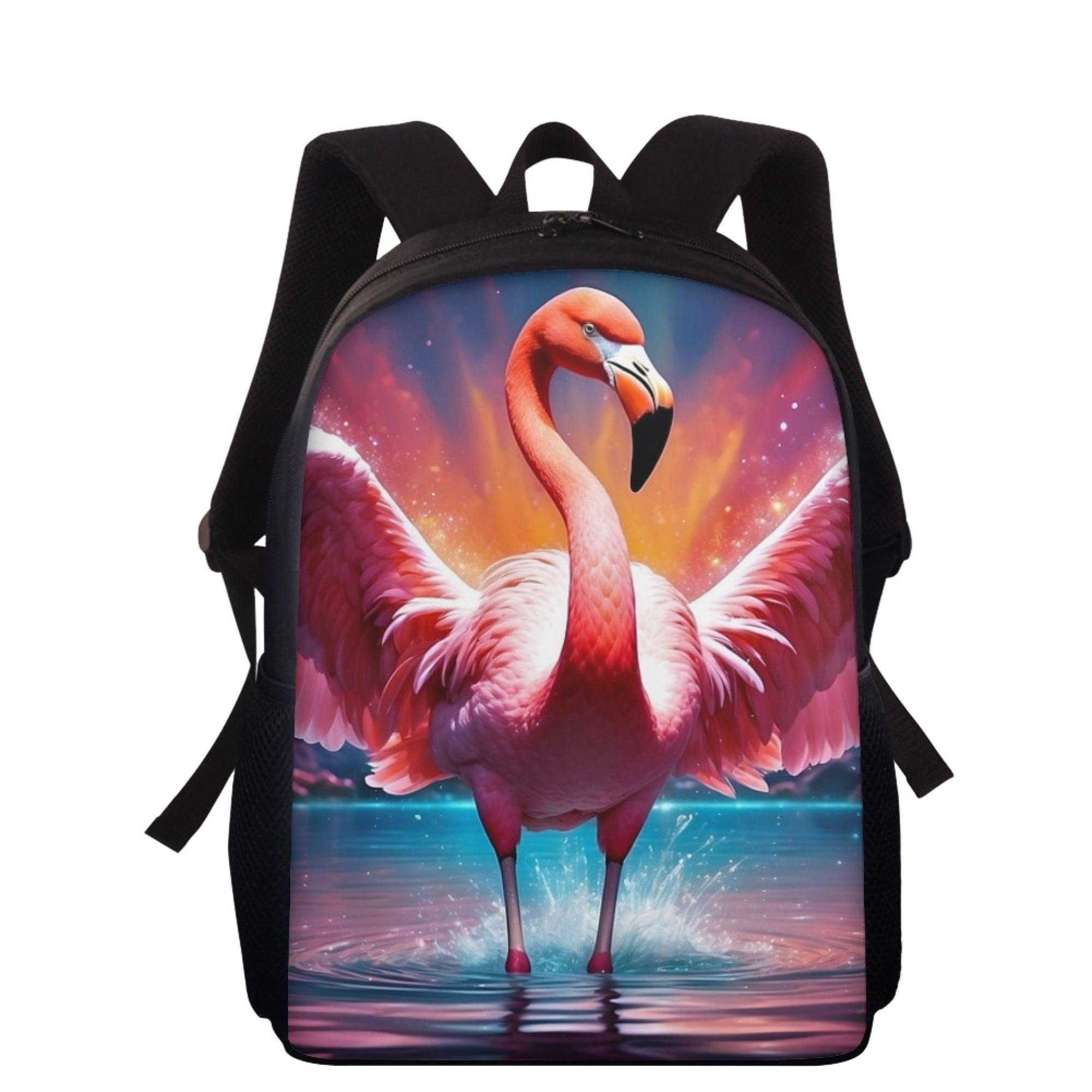 Xuewen Flamingo Pattern Backpacks,Durable and Lightweight Bookbag with ...