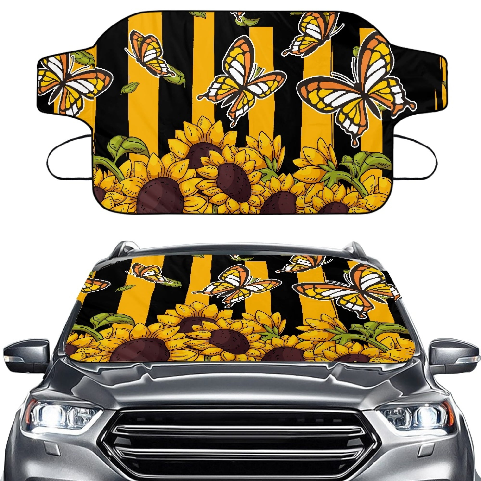 Xuewen Snflower Windshield Snow Covers Windshield Cover for Ice , Snow ...