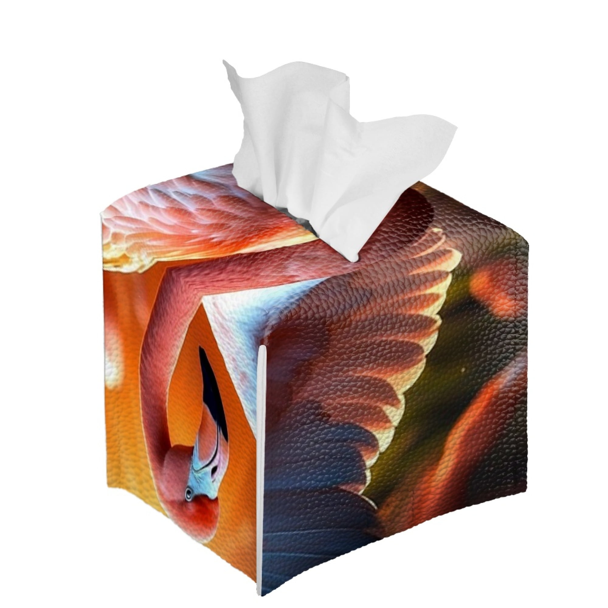 Xuewen Square Tissue Boxes, Flamingo Tissue Box Holder Decor, Facial ...