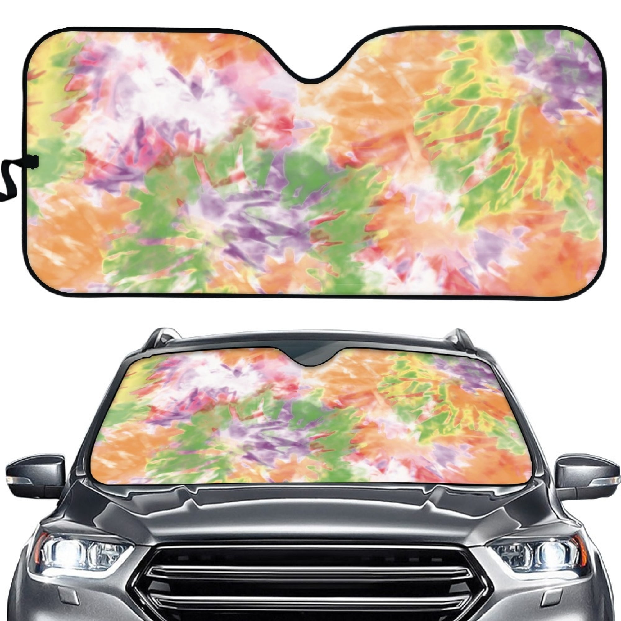 Xuewen Car Windshield Sun Shade Fold able Cute Sun Windshield Shade for ...