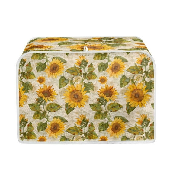 Xuewen Sunflower Toaster Cover 4 Slice ,Dustproof Cover for Kitchen ...
