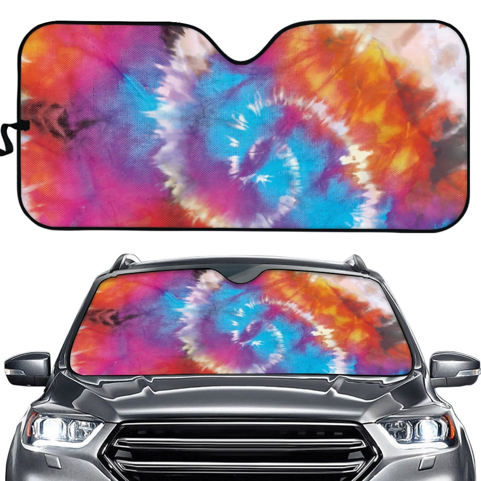Xuewen Car Windshield Sun Shade Fold able Cute Sun Windshield Shade for ...