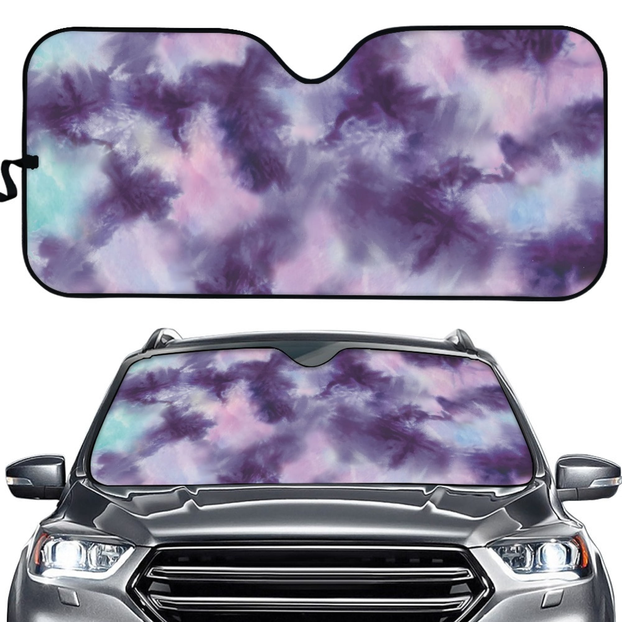 Xuewen Car Windshield Sun Shade Fold able Cute Sun Windshield Shade for ...
