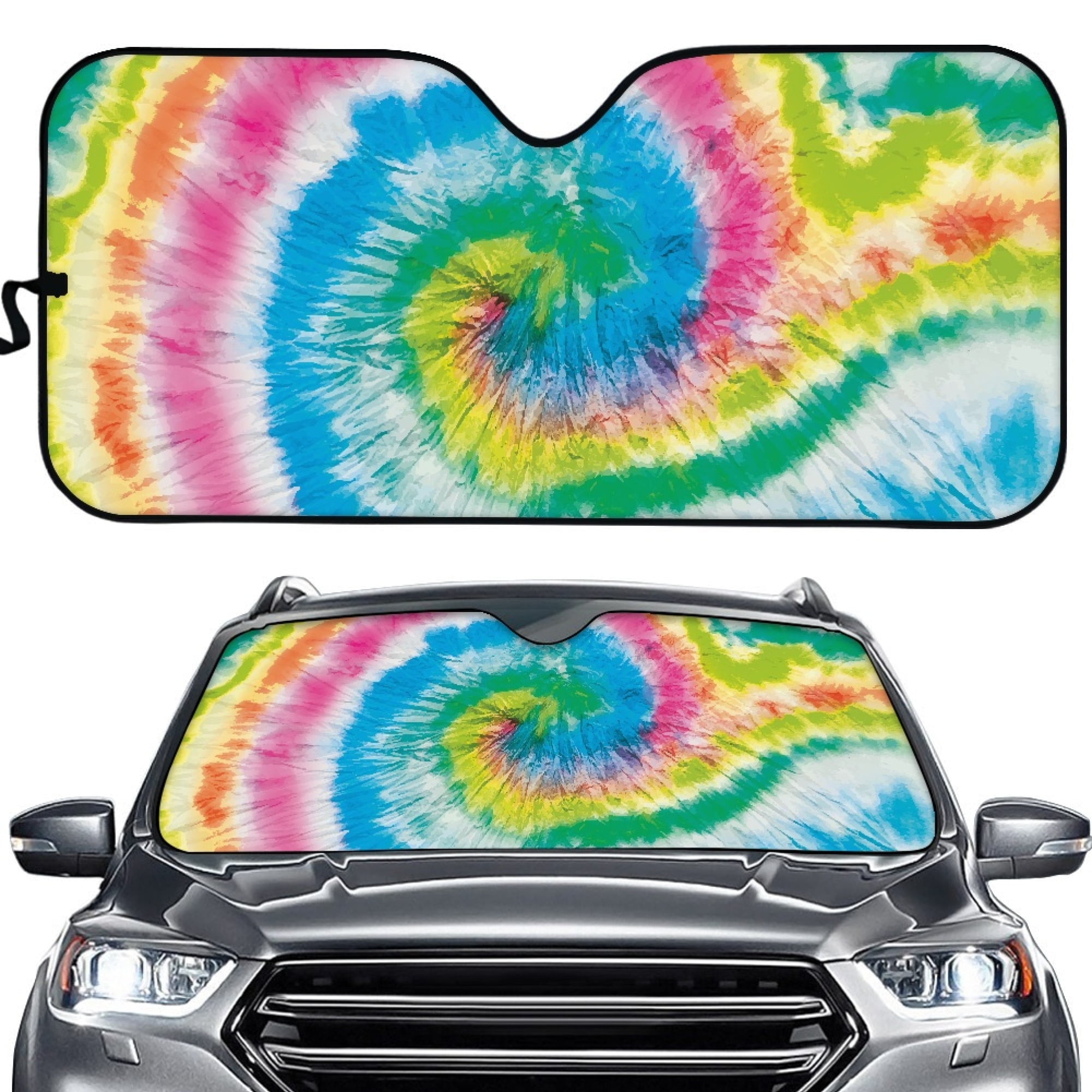 Xuewen Car Windshield Sun Shade Fold able Cute Sun Windshield Shade for ...