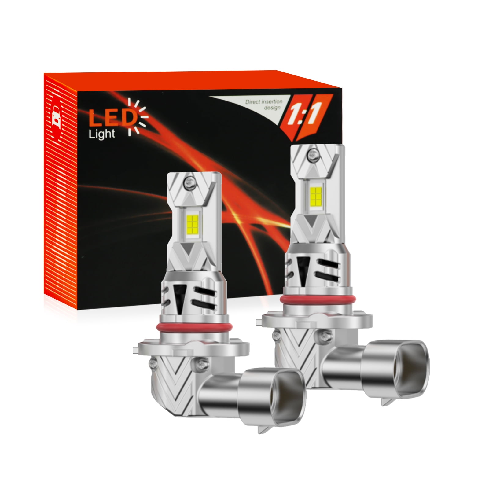 Xugoox 9005 LED Bulbs 9005 Headlight Bulb, 6500K White Super Bright ...