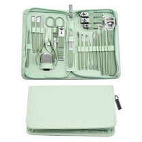 Familife Manicure Set, 13Pcs Stainless Steel Nail Clippers Pedicure Kit ...