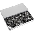 Xukmct 30 Pack Stainless Steel Cookie Cutter Set Mini Biscuit Cutter ...