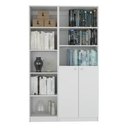 Fulton Executive Wood Bookcase With Doors Office Storage Cabinet Office ...