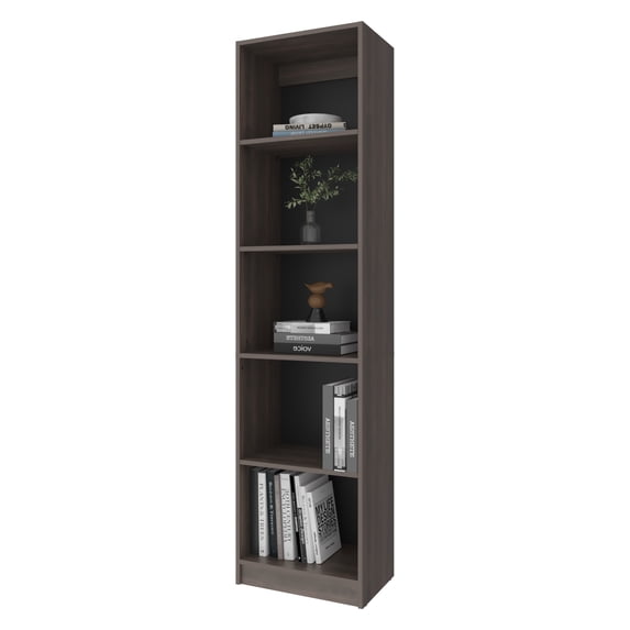 Xukmct 5 Shelves Bookcase Wood Bookshelf Book Storage Rack for Living ...